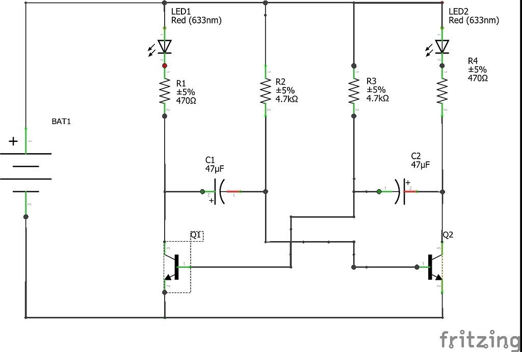 Breadboard and Schematic Wiring help - beginners - fritzing forum