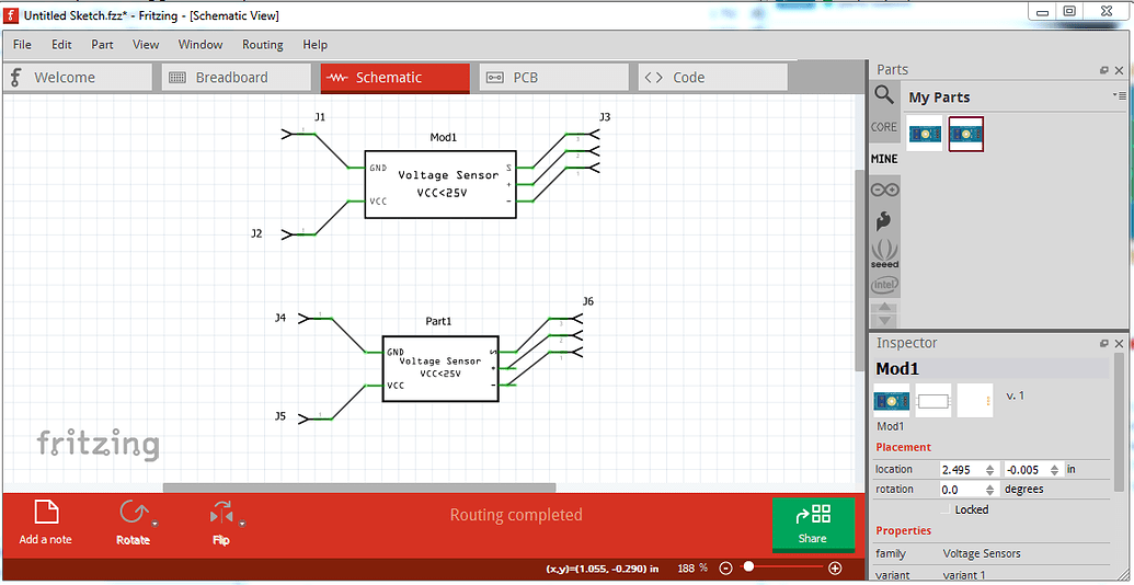 Voltage Sensor Vcc