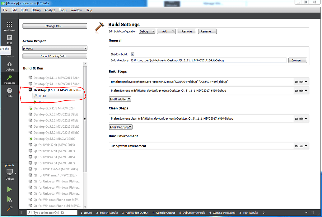 Problems setting up build environment :-( - developers - fritzing forum Problems setting up build environment :-( - developers - fritzing forum