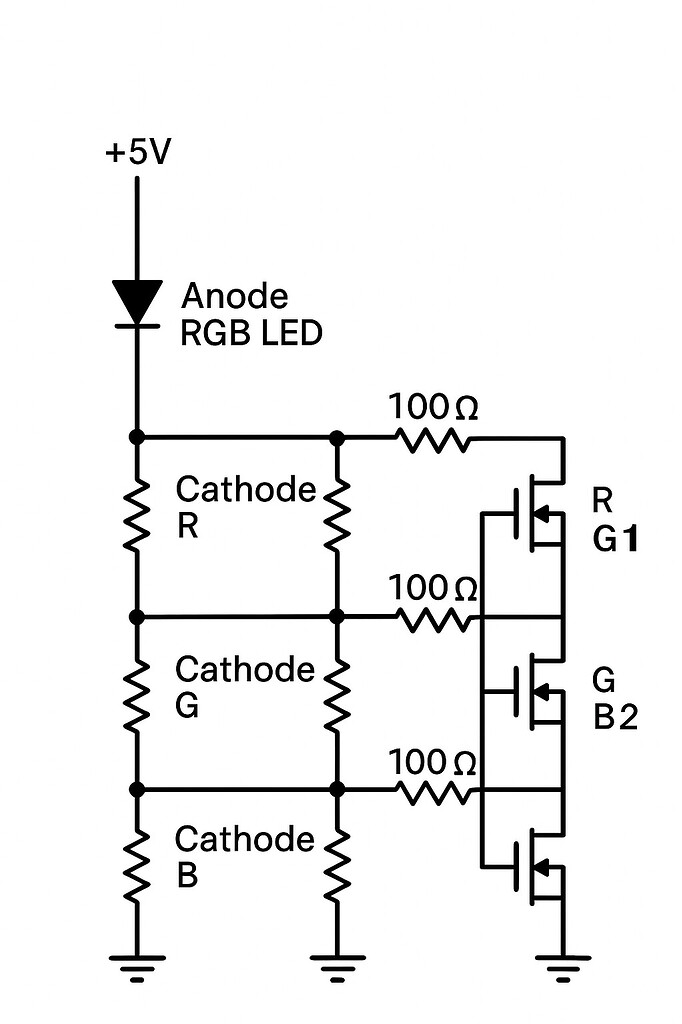 RGB-LED MOSFET Circuitry Help - projects - fritzing forum