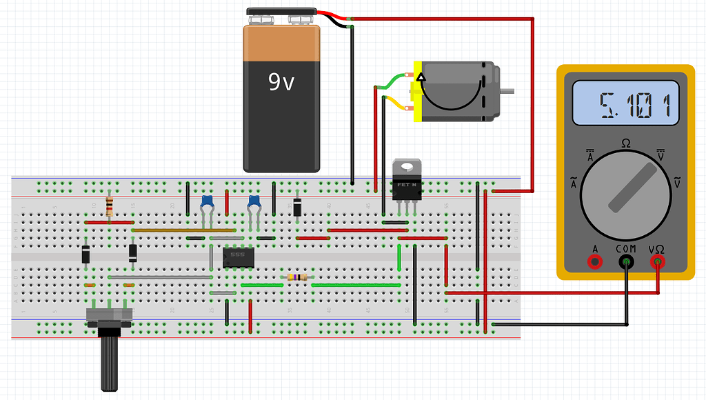 PWM Motor Controller with NE555 - projects - fritzing forum