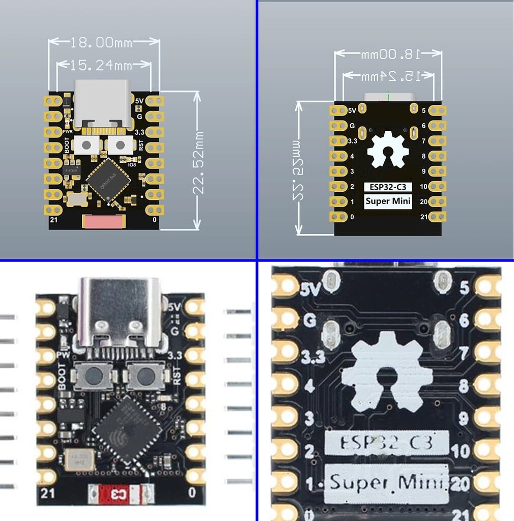 Need ESP32 C3 Super Mini Board Model Parts Help Fritzing Forum Need ESP32 C3 Super Mini Board Model Parts Help Fritzing Forum