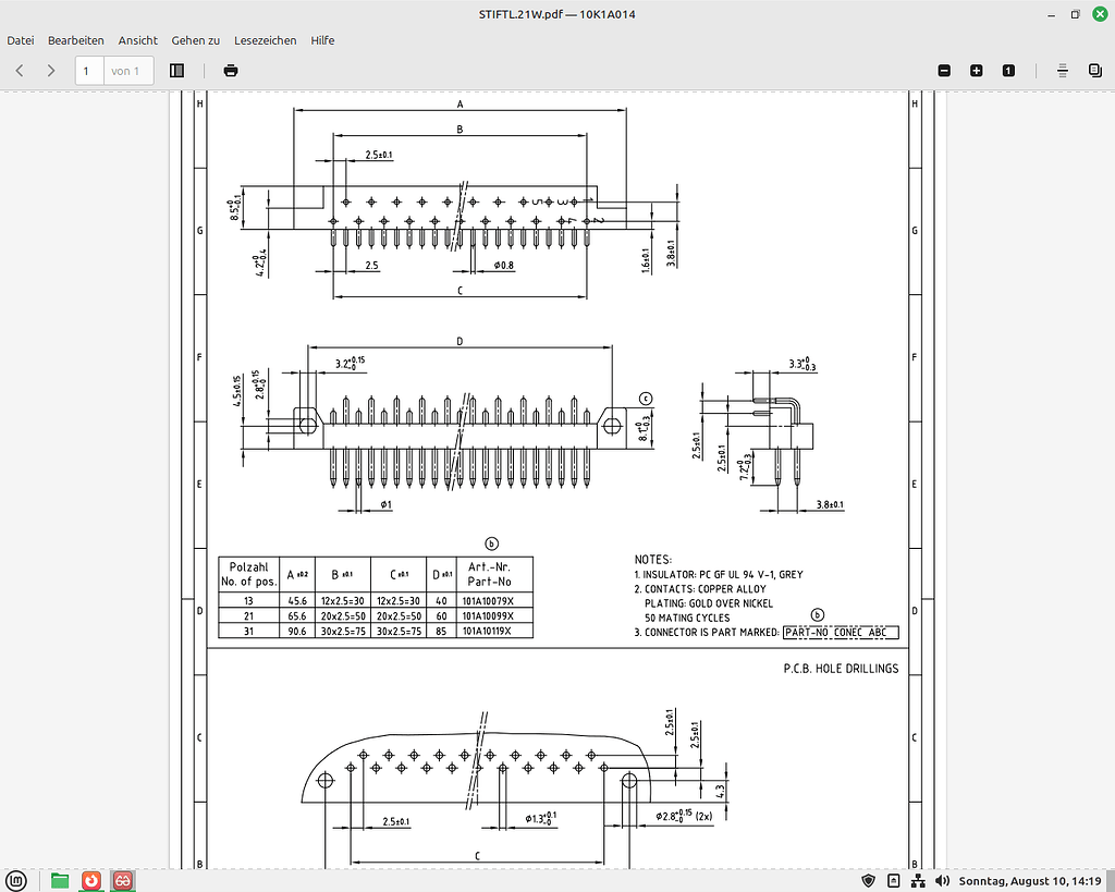 Ein Stecker und eine Einbauleiste wird gesucht - parts help - fritzing ...
