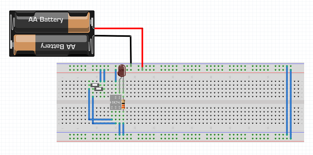 Trouble With And Gate Circuit Beginners Fritzing Forum